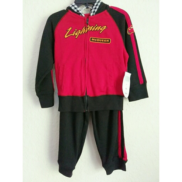 Disney | Matching Sets | Disney Lightning Mcqueen Pant Jacket Set 2t ...